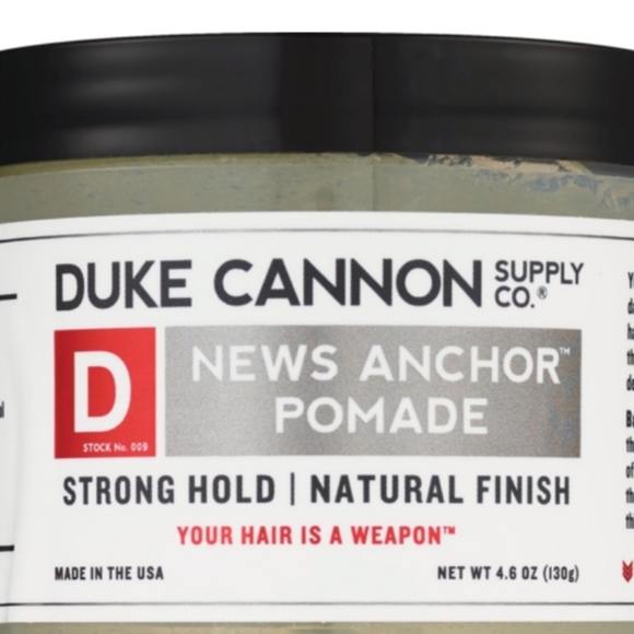 Duke Cannon | Grooming | Duke Cannon News Anchor Pomade Strong ...